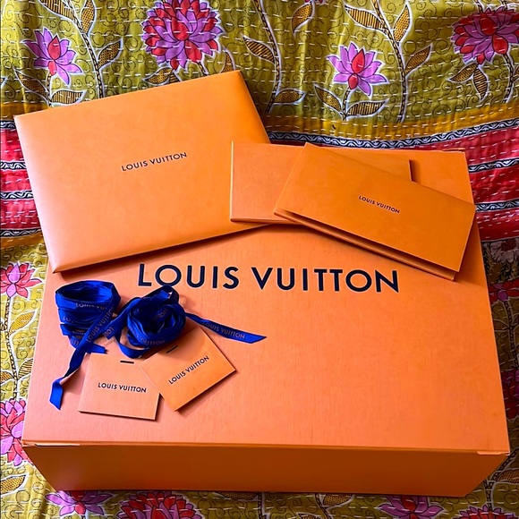 Louis Vuitton | Storage & Organization | Louis Vuitton Orange Gift Box ...